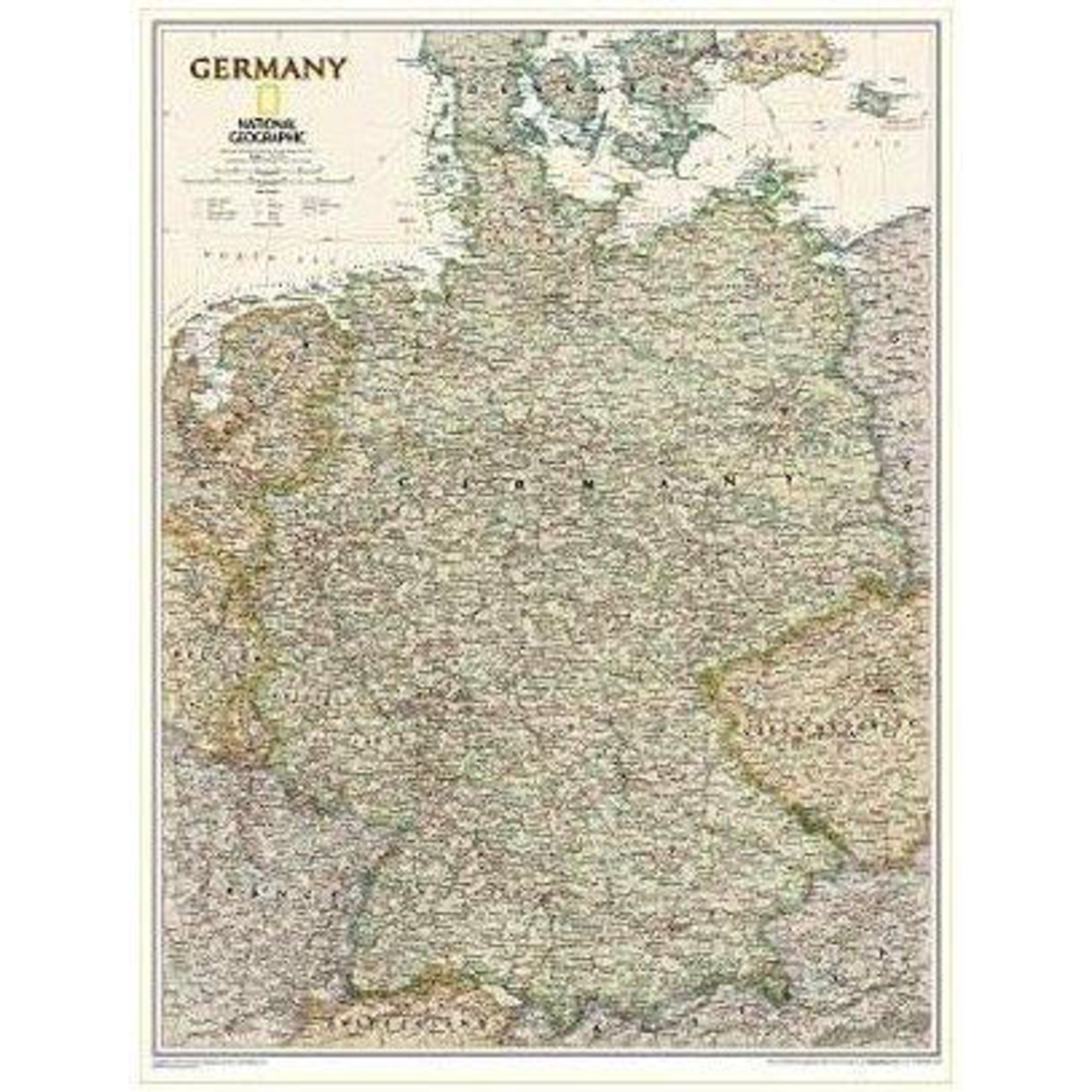 National Geographic Mappa Germania